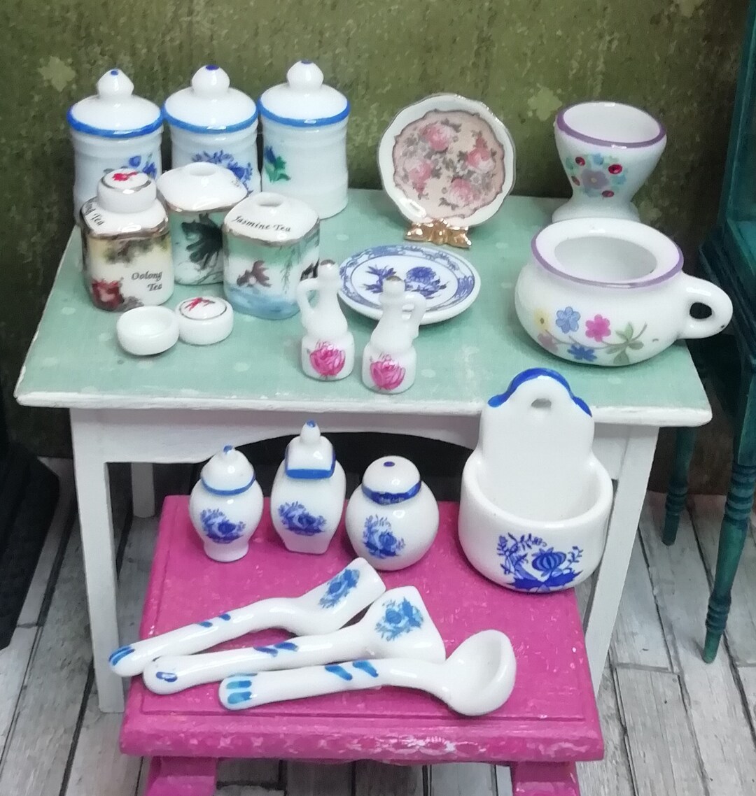 Reutter Porcelain, Jars Ginger Pots, Wall Jar, Kitchen Spoons, Carafes ...