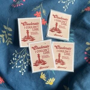 Checkmate I Couldn't Lose Taylor Sticker - Etsy