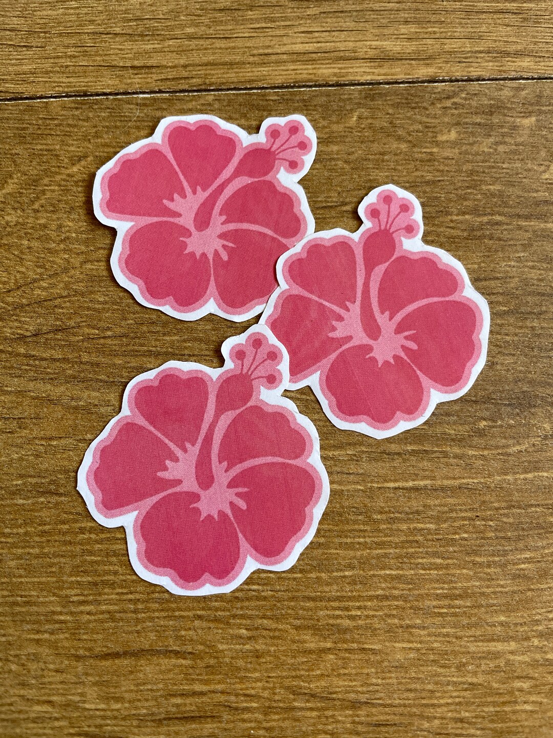 Preppy Hibiscus Flower Sticker - Etsy