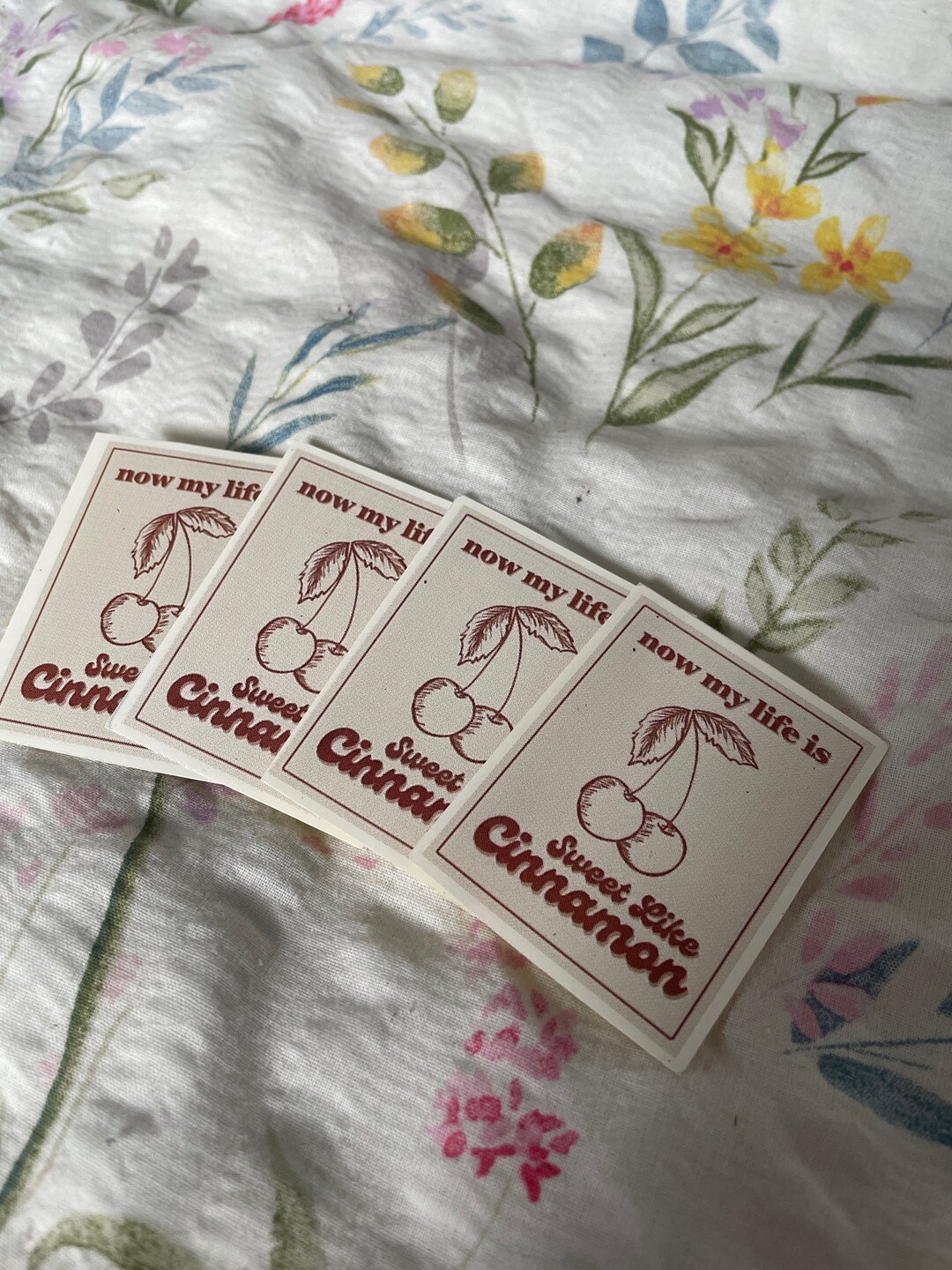 Now My Life is Sweet Like Cinnamon // Ldr Sticker - Etsy