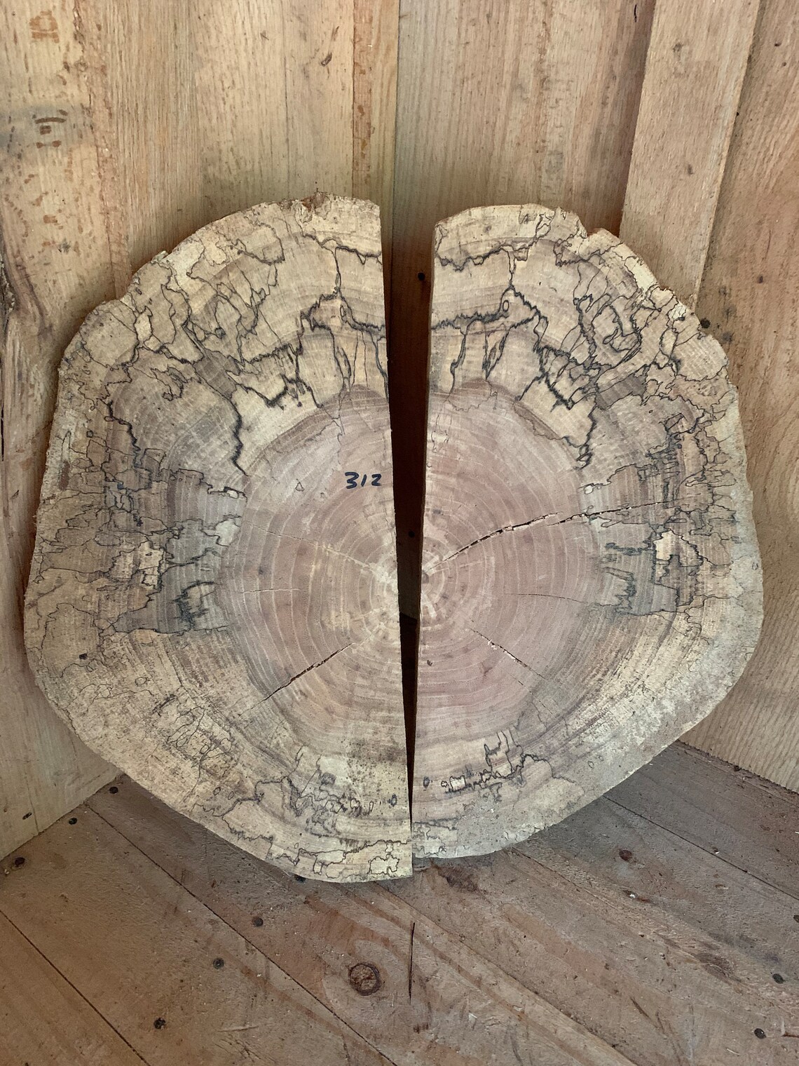 Spalted Pecan Wood Cookie Halves - Etsy