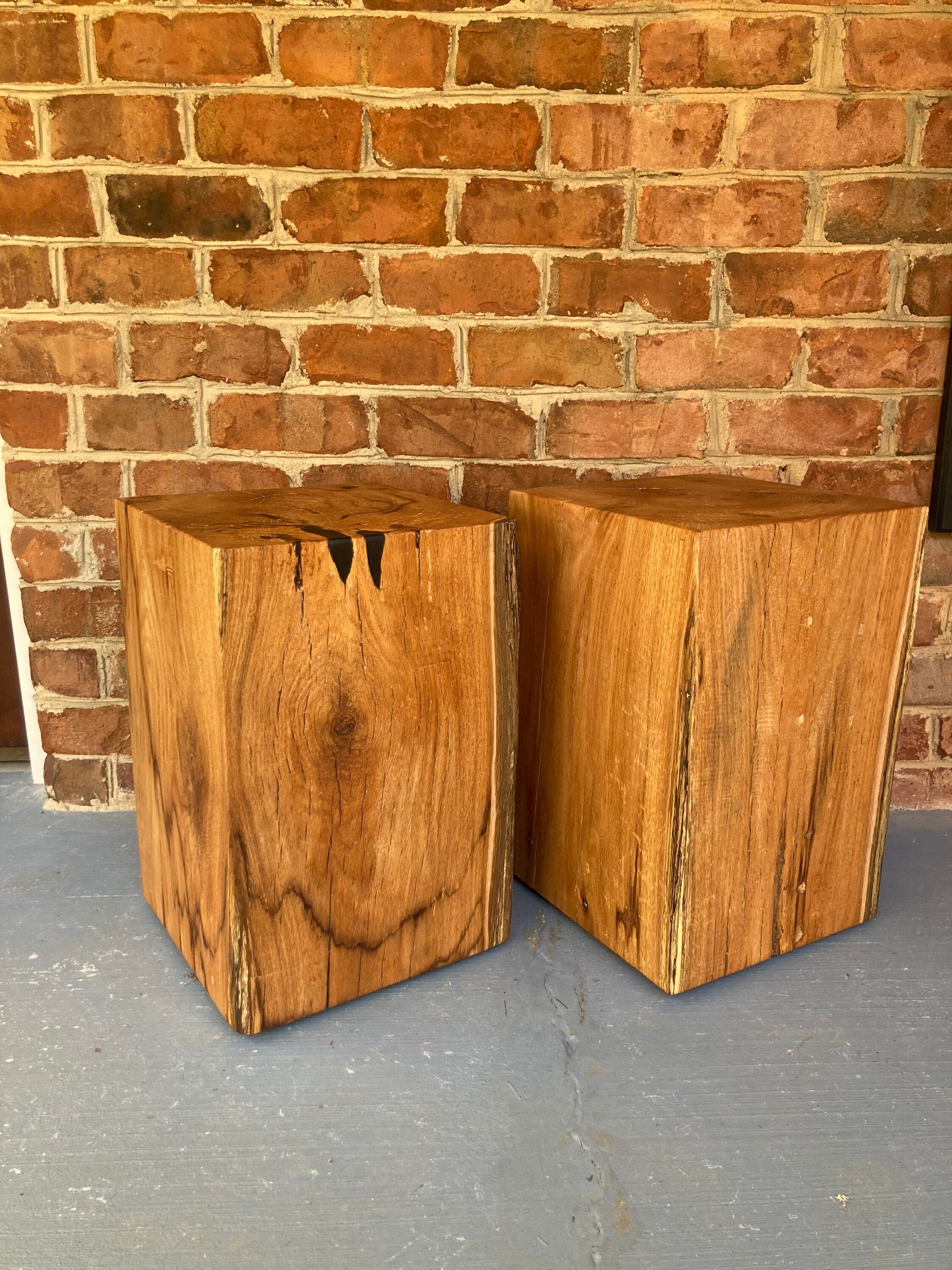 Beautiful Red Oak End Table - Etsy