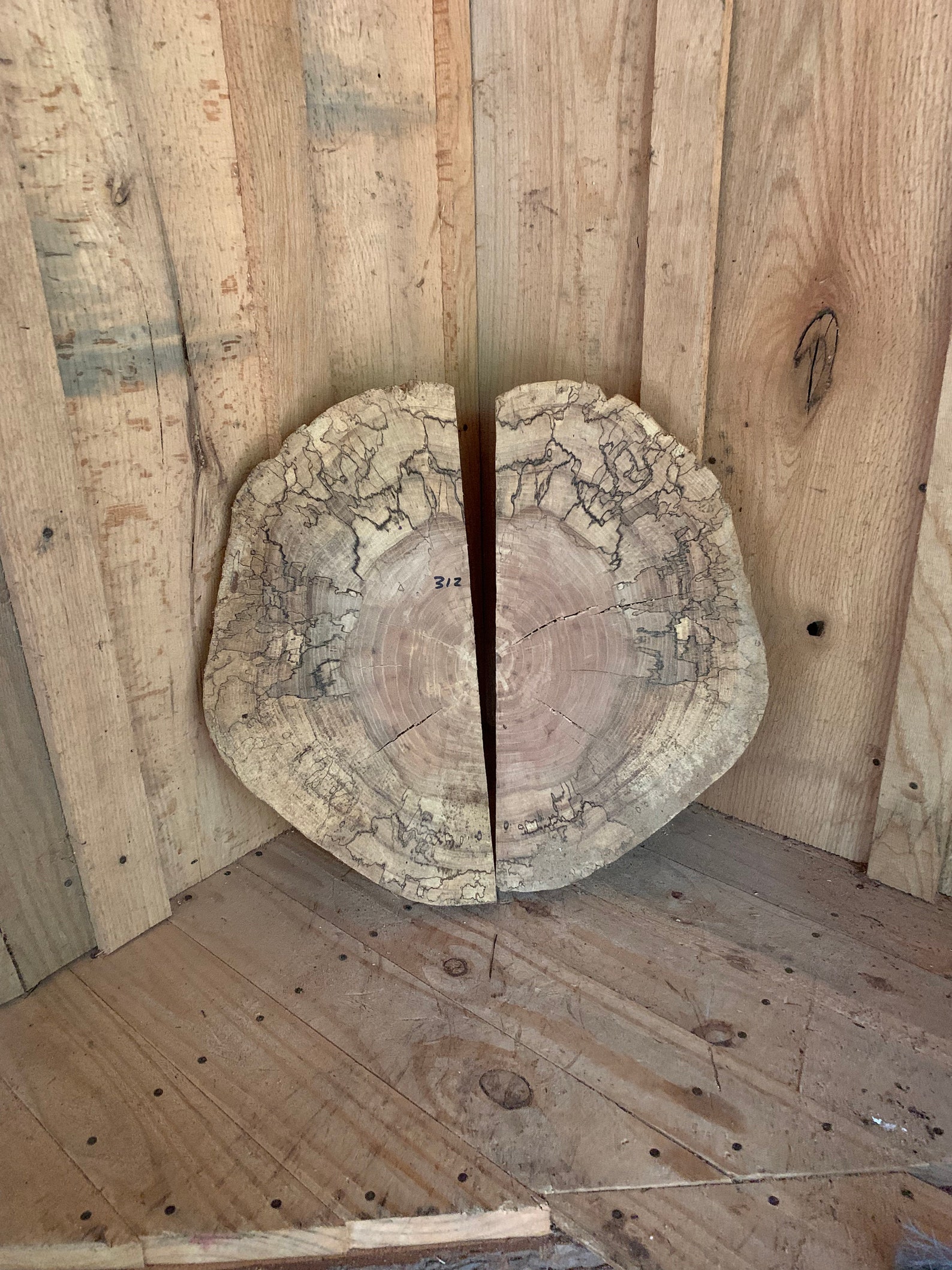 Spalted Pecan Wood Cookie Halves - Etsy