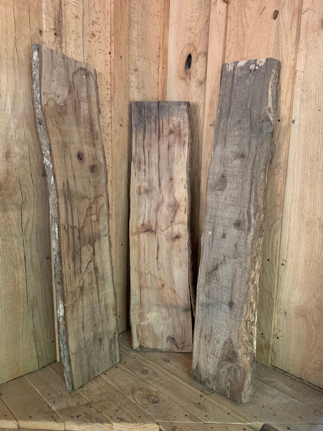 Dry Shagbark Hickory Board Pack - Etsy