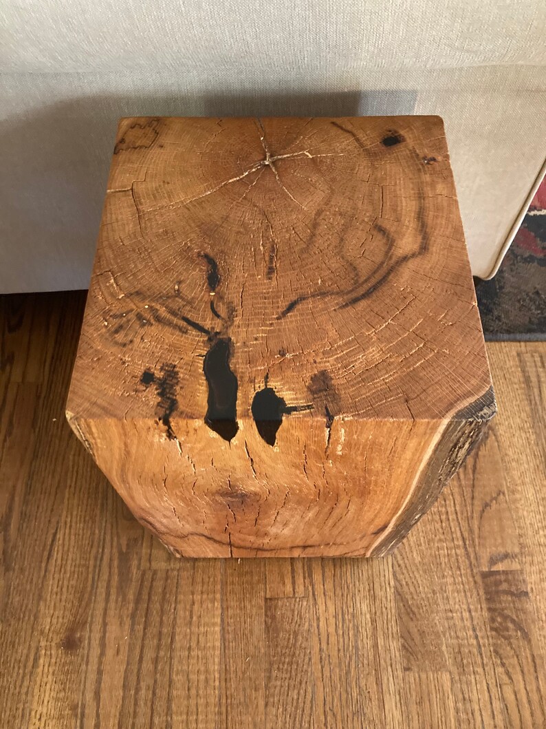 Beautiful Red Oak End Table - Etsy