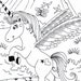 50 Printable UNICORN COLORING PAGES - Etsy