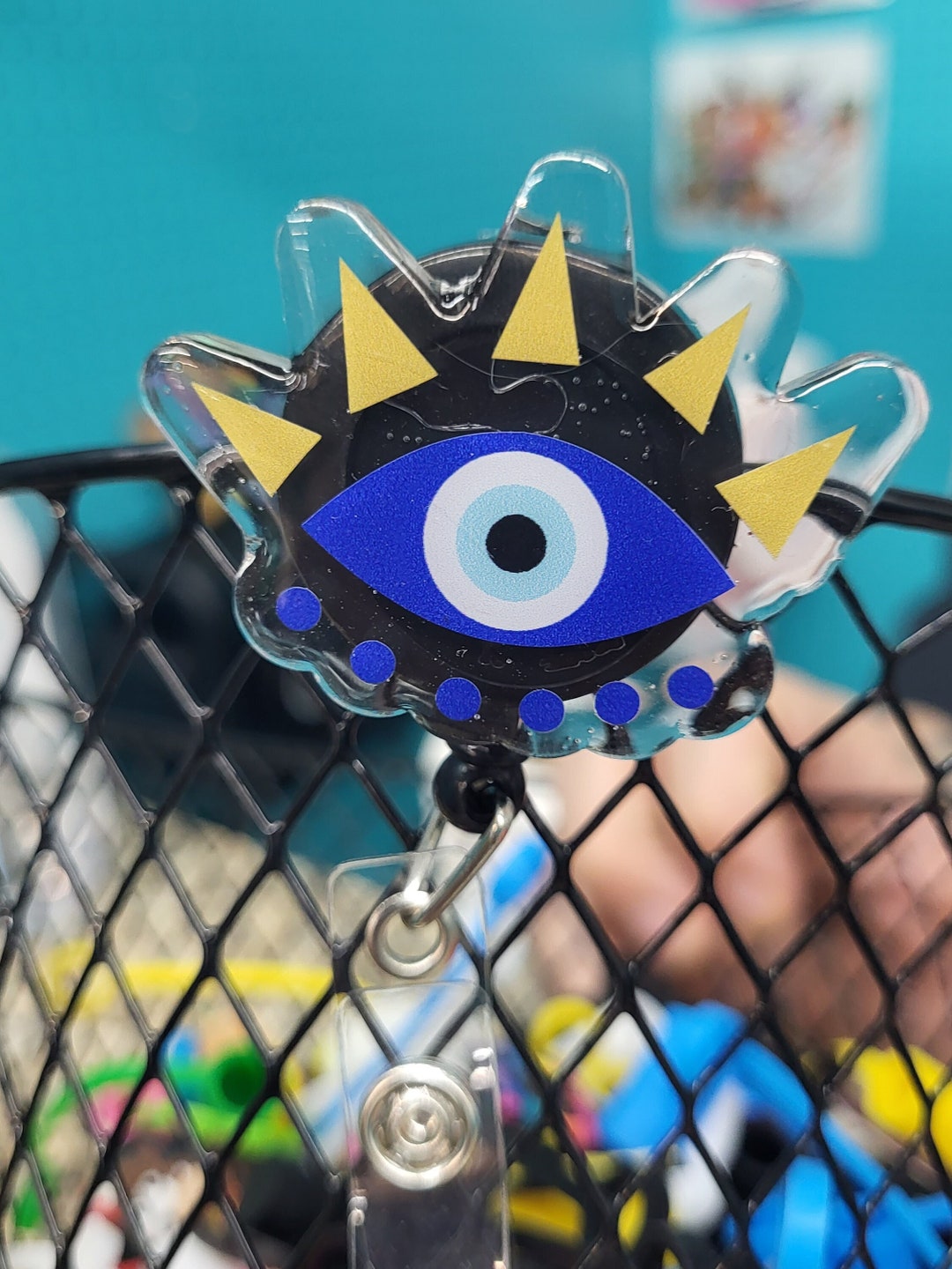 Evil Eye Badge Holder, Evil Eye, Badge, Badge Holder, Acrylic, Decal ...