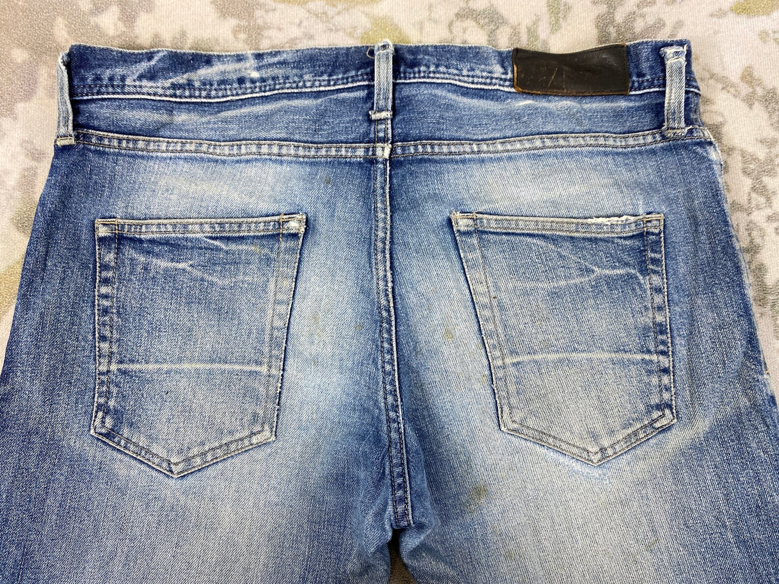 35x32 Vintage Japanese Brand Distressed Blue Jeans Denim JN3627 Blue ...