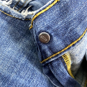 34x31.5 Distressed Blue Vintage Levi's 514 Jeans SJ130 Denim Blue ...