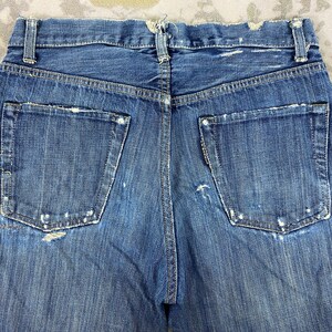 32x31 Selvedge Vintage Distressed Japanese Jeans Denim- JN3679 Blue ...