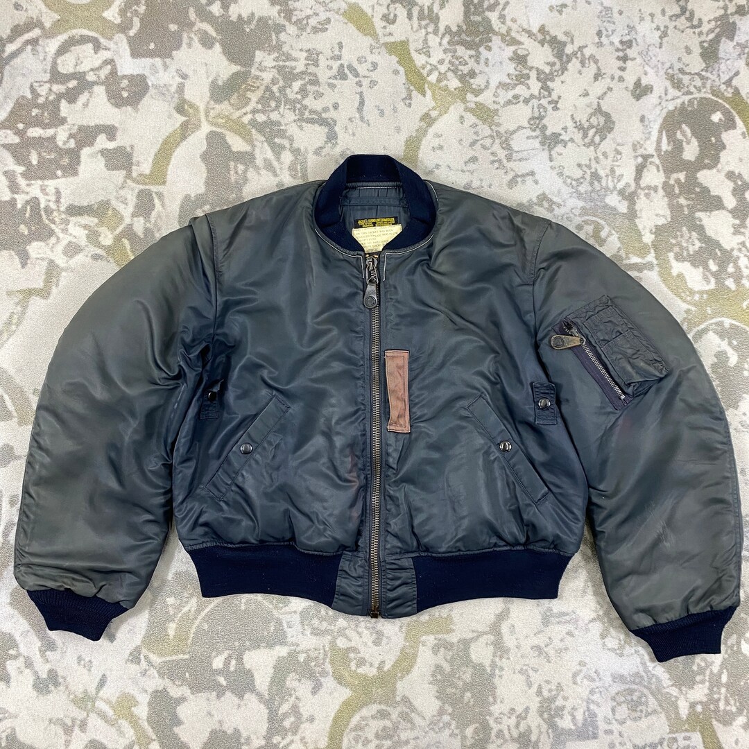 Vintage 90s Flight Jacket B-15C Air Force Bomber Jacket Medium USAF ...