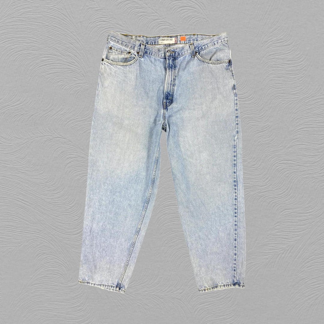 41x31 Vintage Levi's 560 Jeans Light Blue Denim Red Tab Faded Denim ...