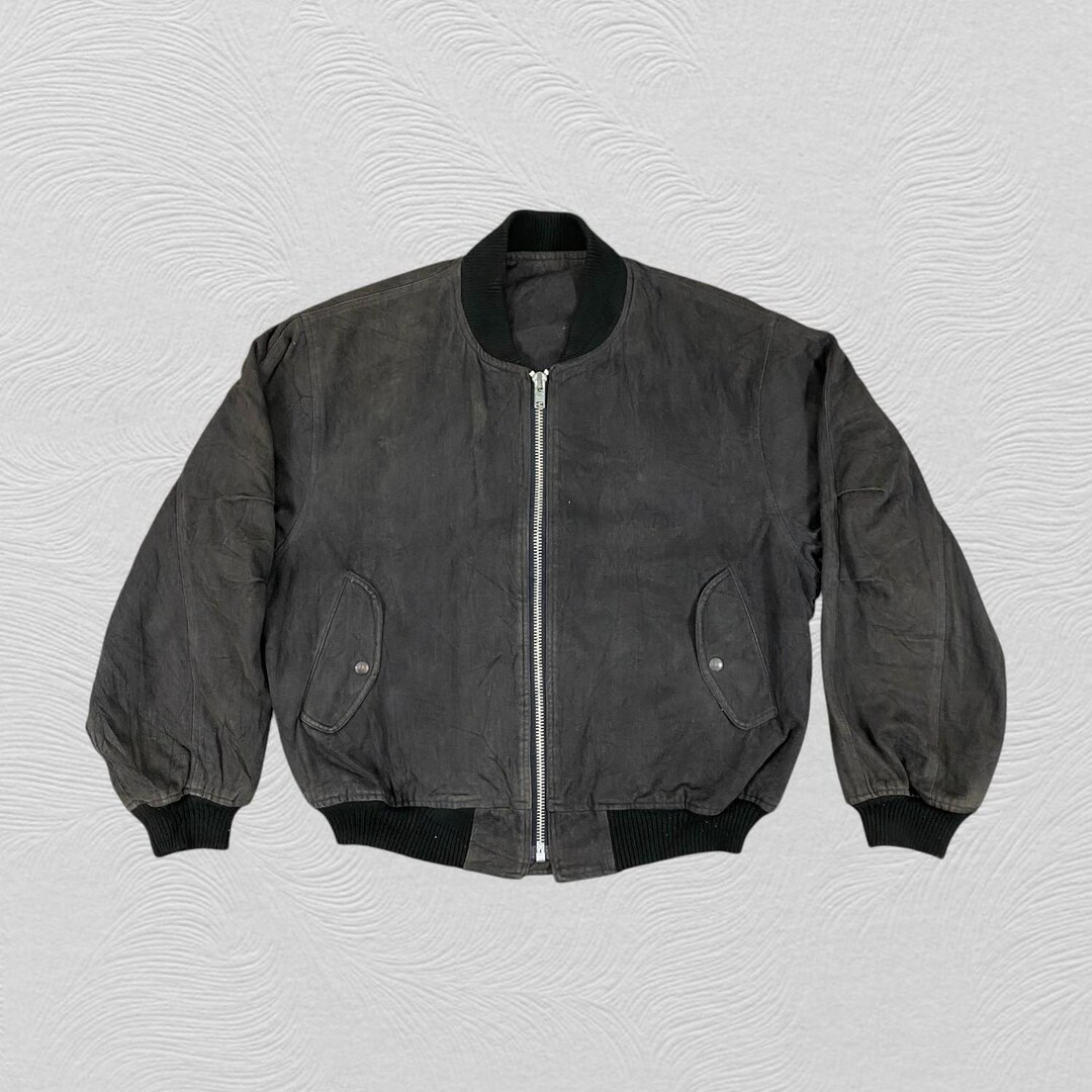 Vintage Japanese Brand Jacket MA-1 Jacket Bomber Jacket Flight Jacket ...