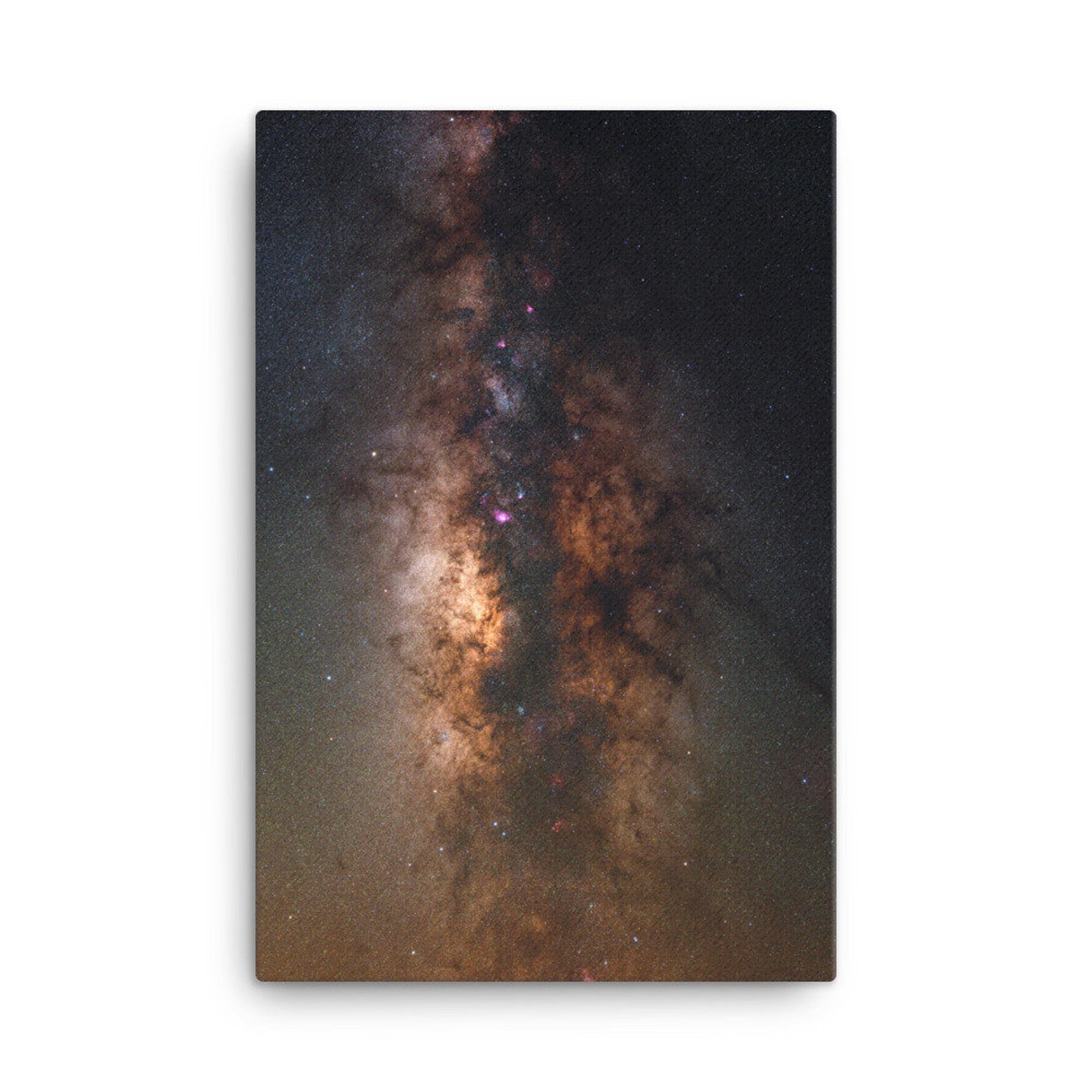 Milky Way Canvas Wall Art Photo Print - Etsy