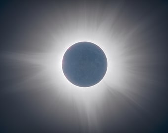 2024 Total Solar Eclipse Totality Mosaic, High-res Photo Digital ...