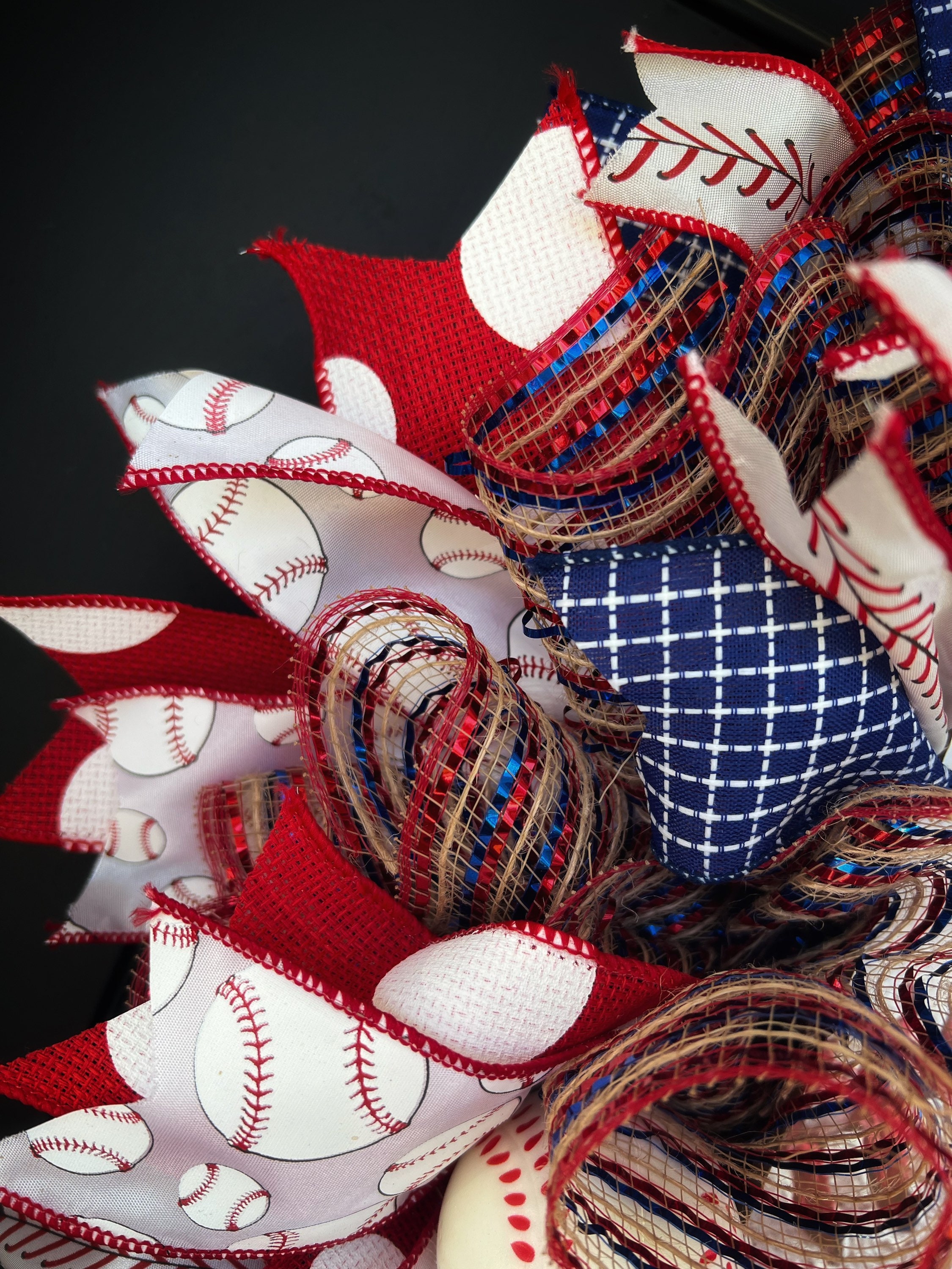 Baseball Field Wreath Summer Wreath Baseball Summer Wreath - Etsy