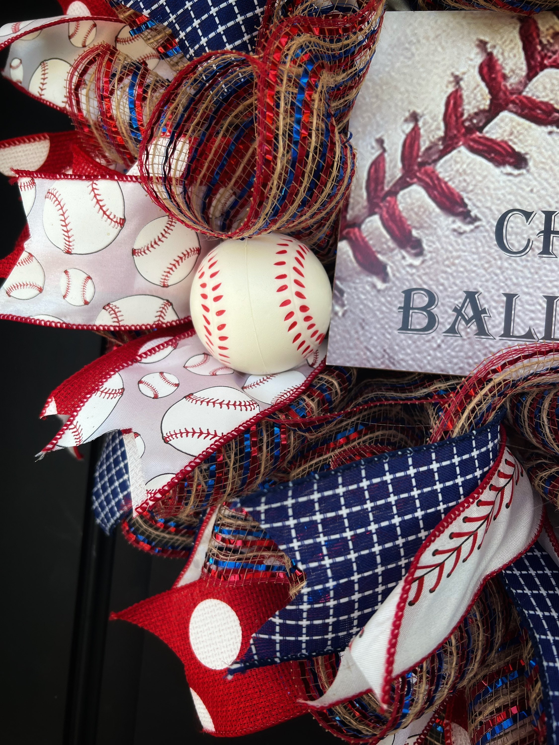 Baseball Field Wreath Summer Wreath Baseball Summer Wreath - Etsy