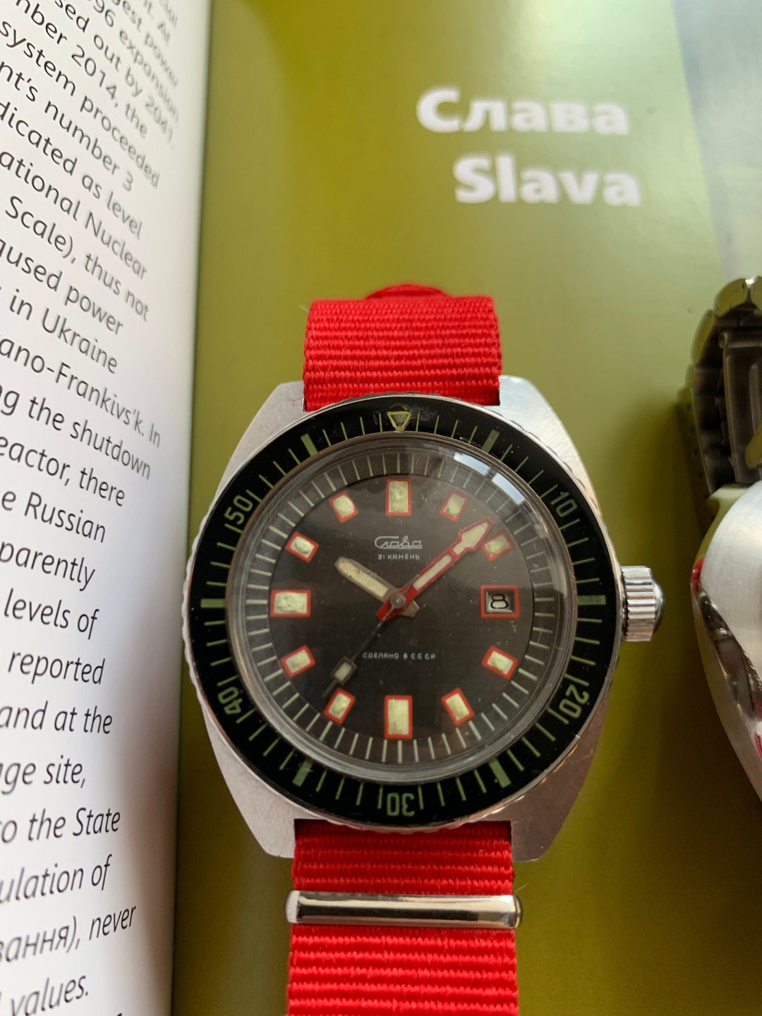 Slava Amphibian Rare Watch Diver From USSR - Etsy