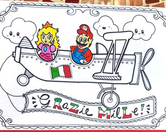 Nintendo Thank You Card - Etsy