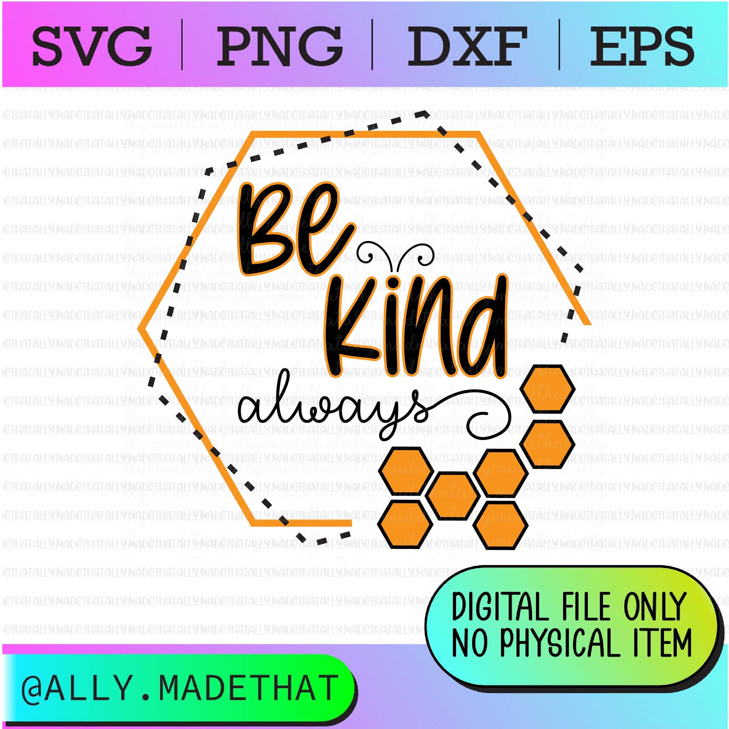 Be Kind Svg, Pink Shirt Svg, Bee Kind Svg, Svg for Shirts, Shirt Svg ...