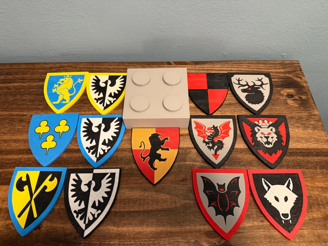 Brick Castle Shield Inspired Coasters - Etsy