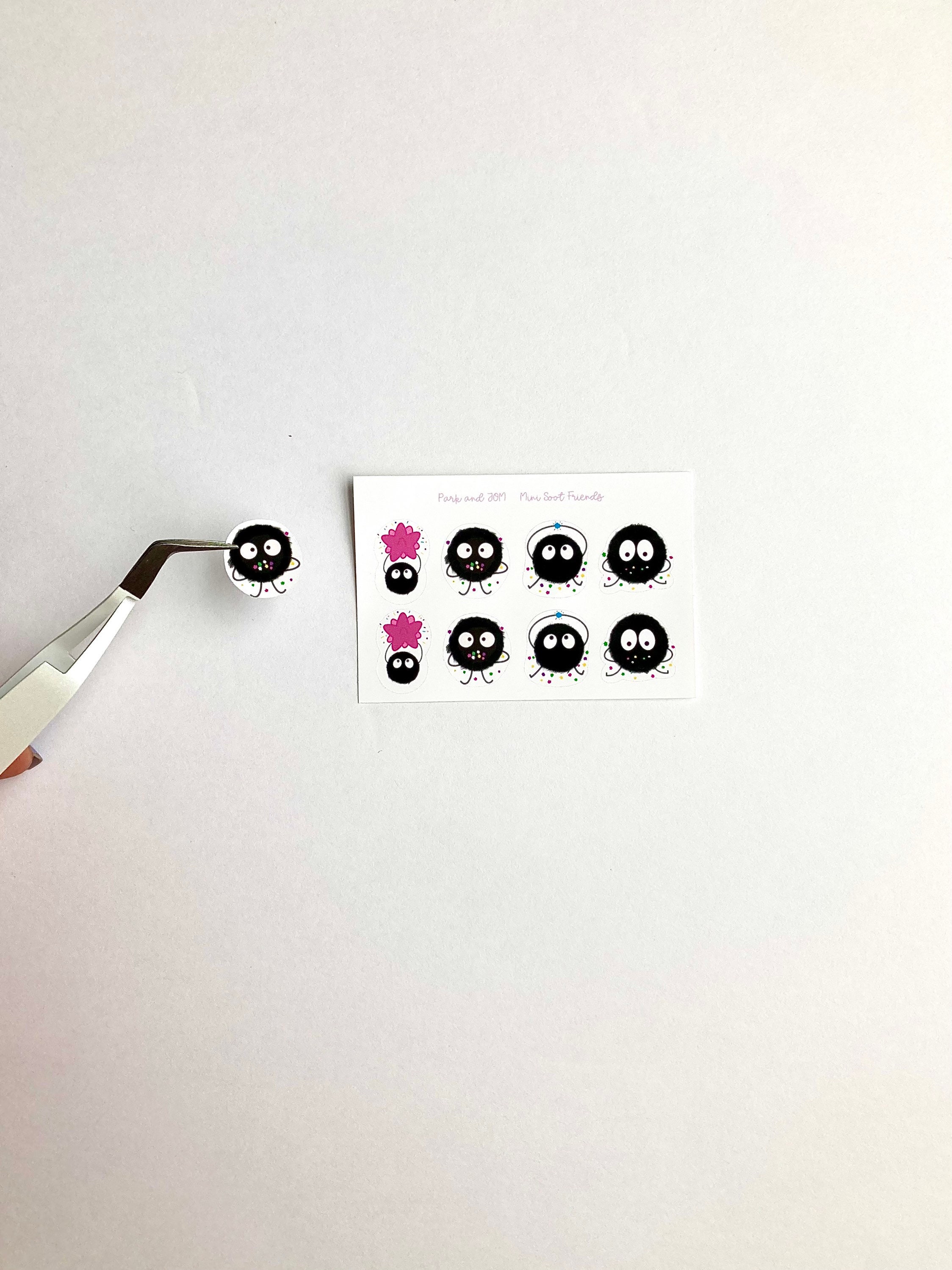 Mini Soot Buddy Sticker Set Asian Stickers Weatherproof - Etsy