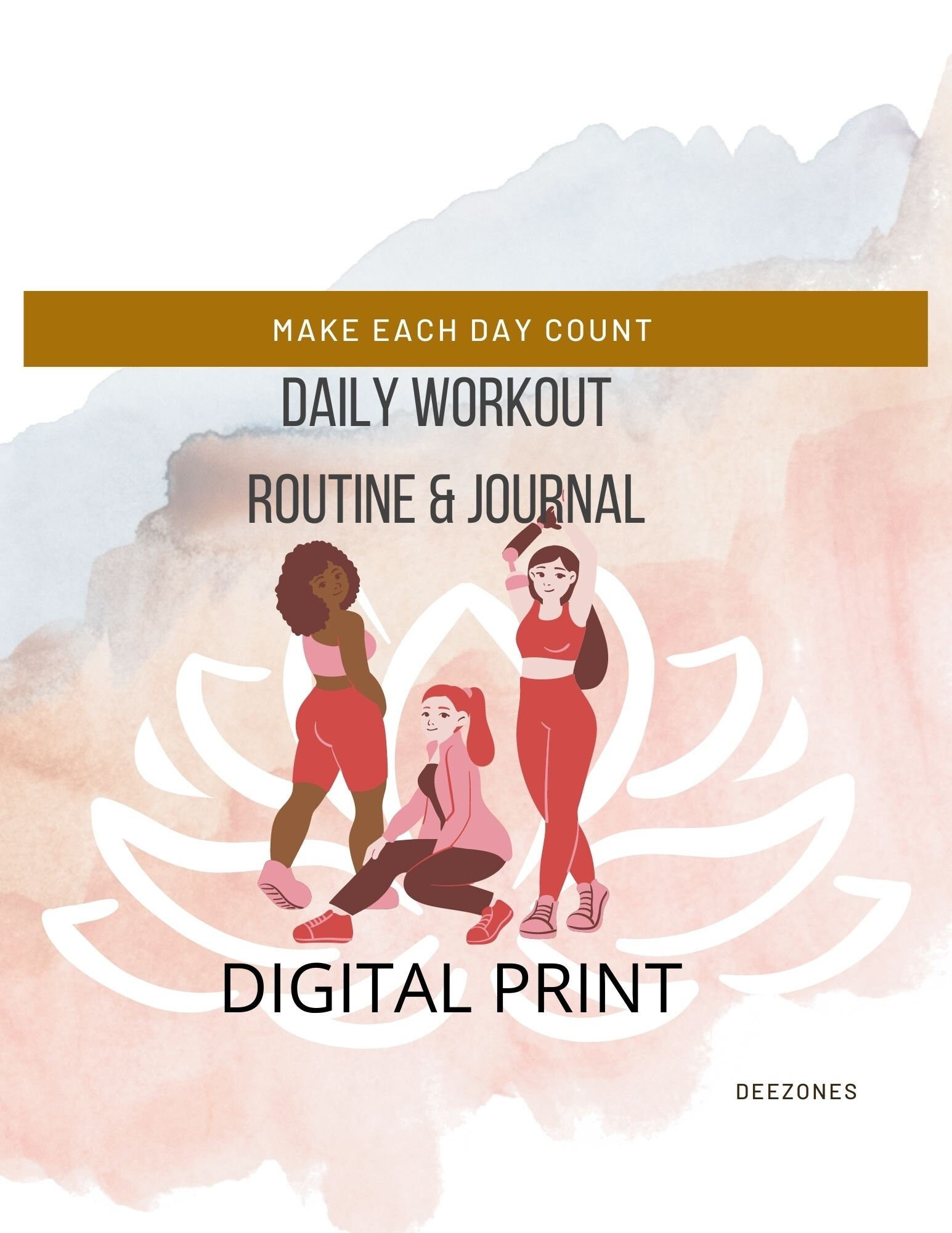Digital Monthly Workout Routine Plus Journal Bundle | Etsy