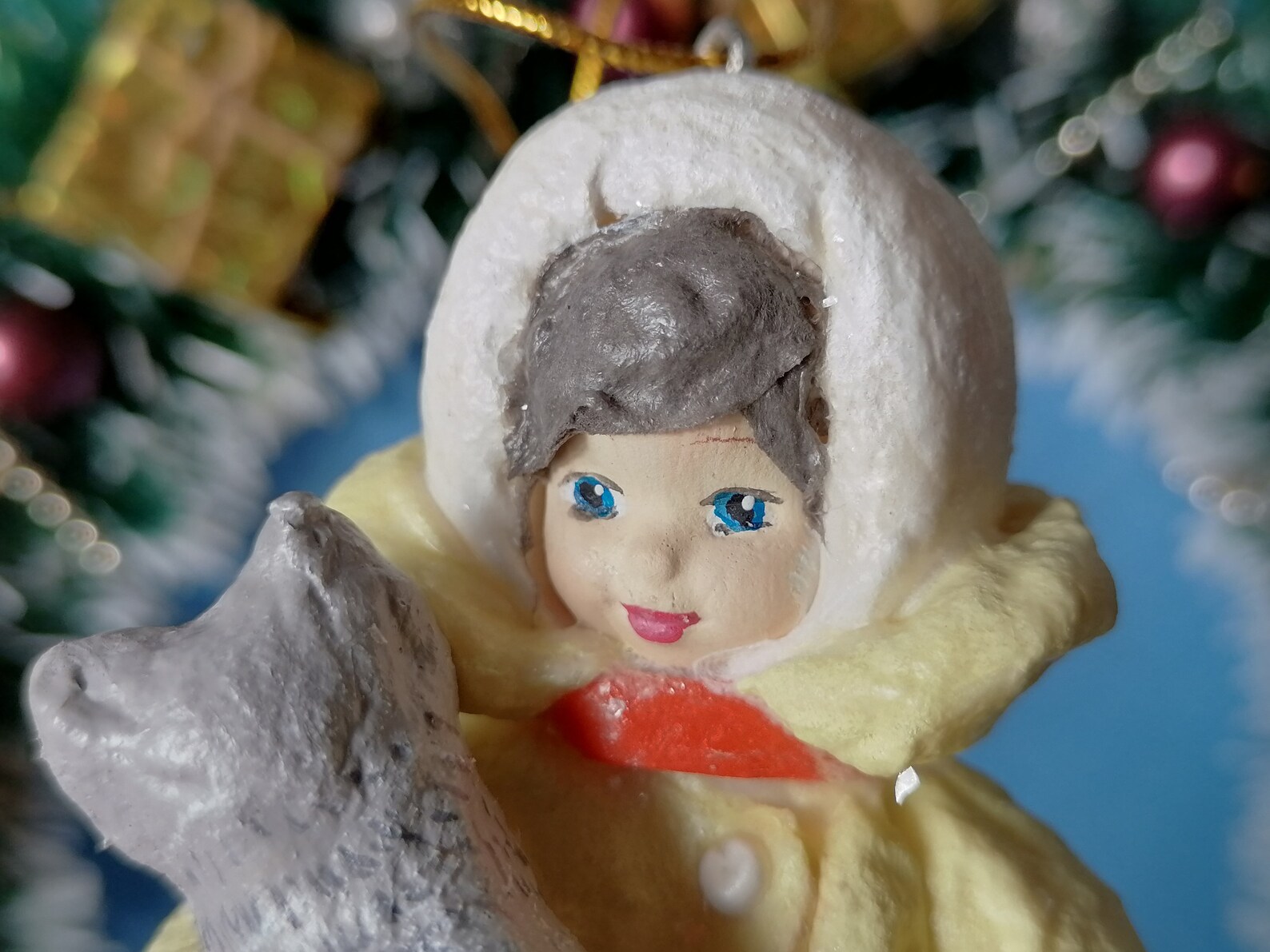 Wadded сhristmas toys cotton toys cotton wool toys from | Etsy