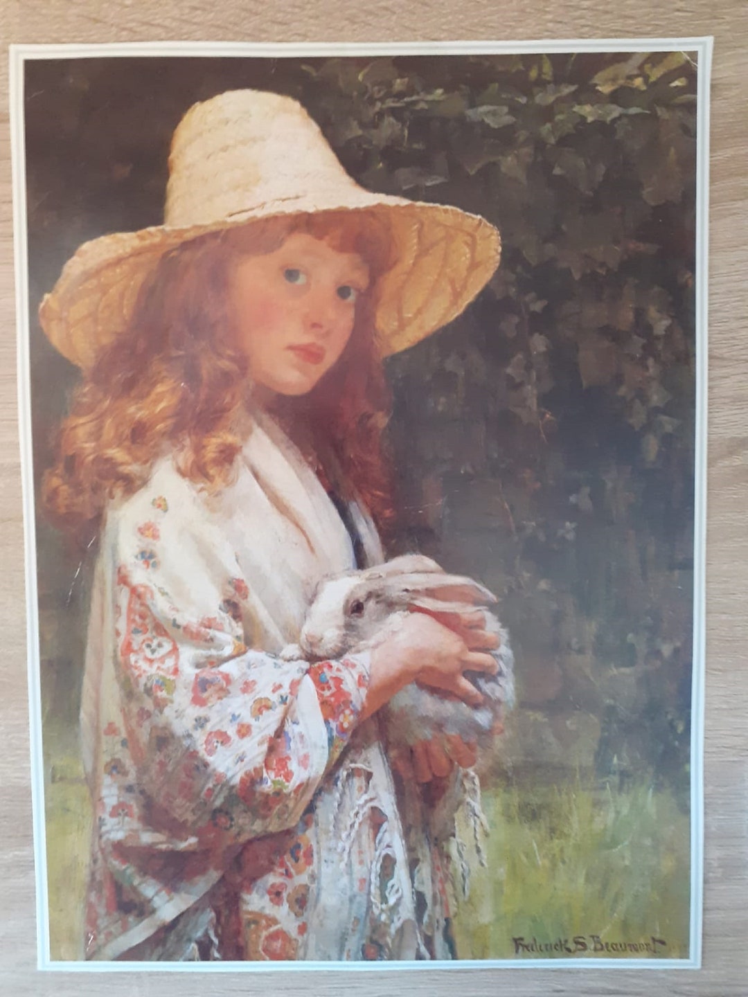 Little Timidity, 1885 Frederick Beaumont(1861-1954) Art Print - Etsy