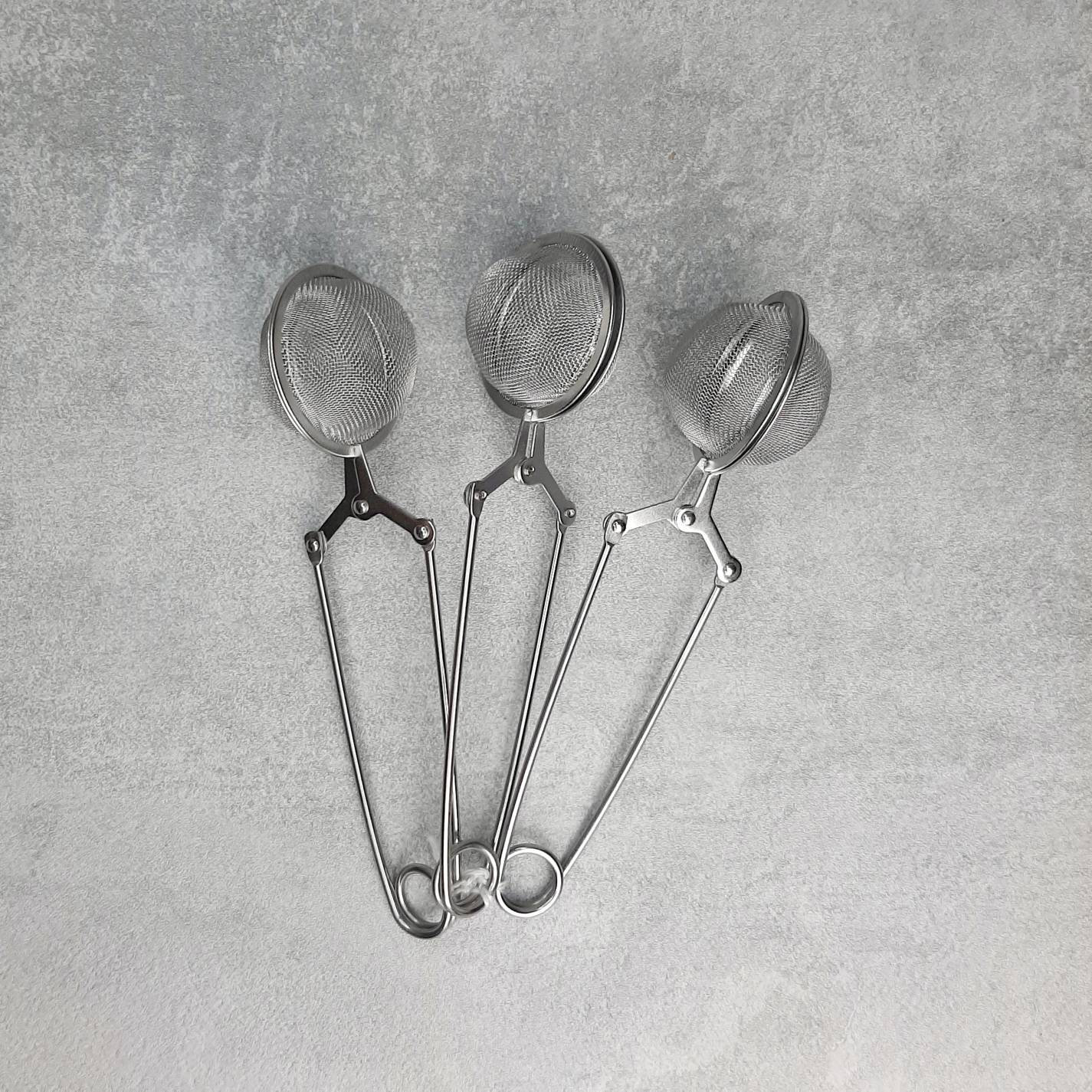 Set of 3 Tea Strainer Infuser / Ball Tong Loose Leaf Tea Infuser ...