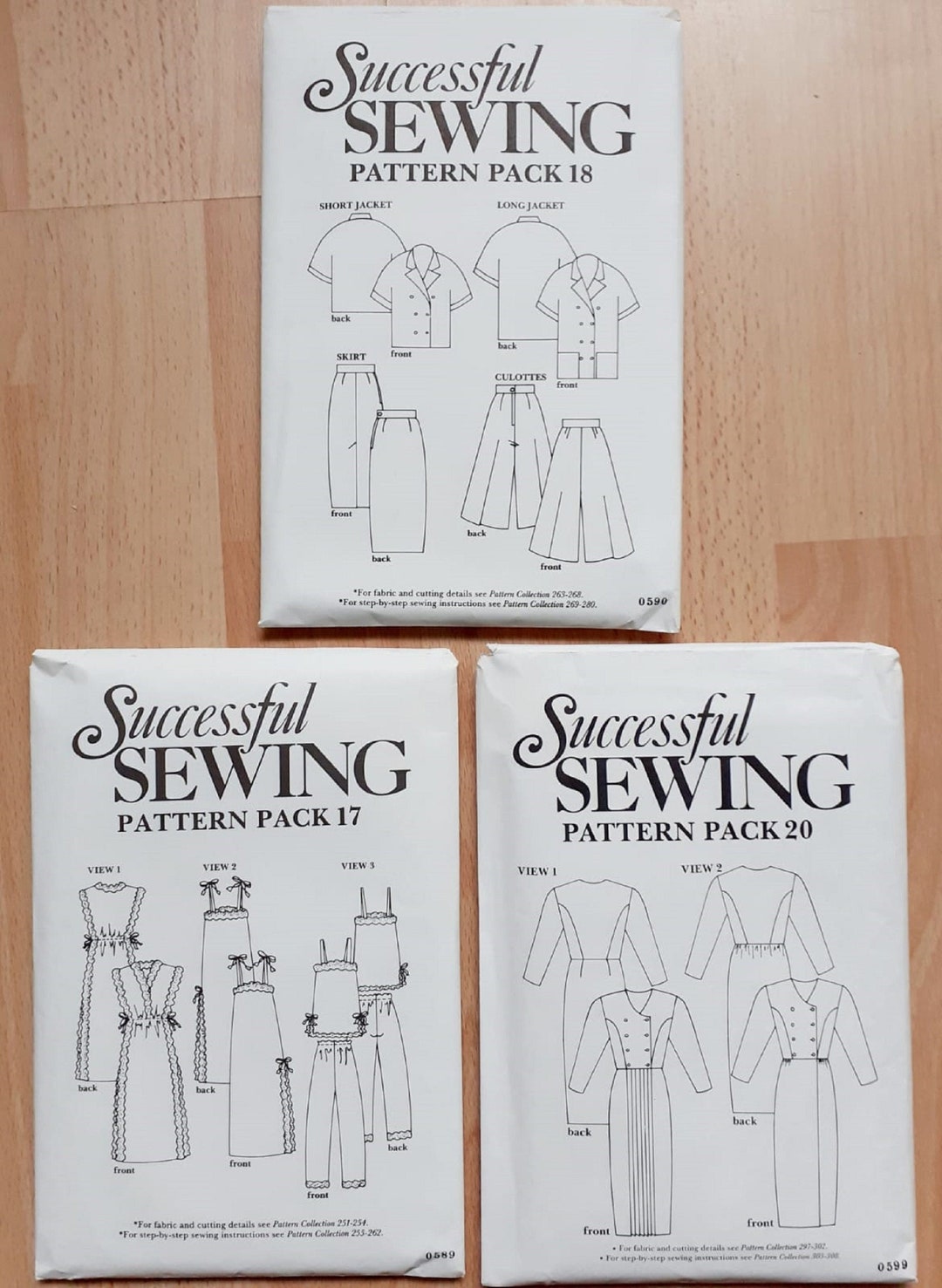 Vintage Successful Sewing Pattern 1980's Complete Factory-folded ...