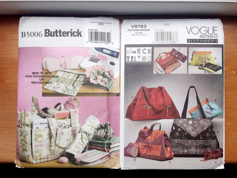 Sewing Patterns, Butterick Sewing and Knitting Tote and Accessories ...