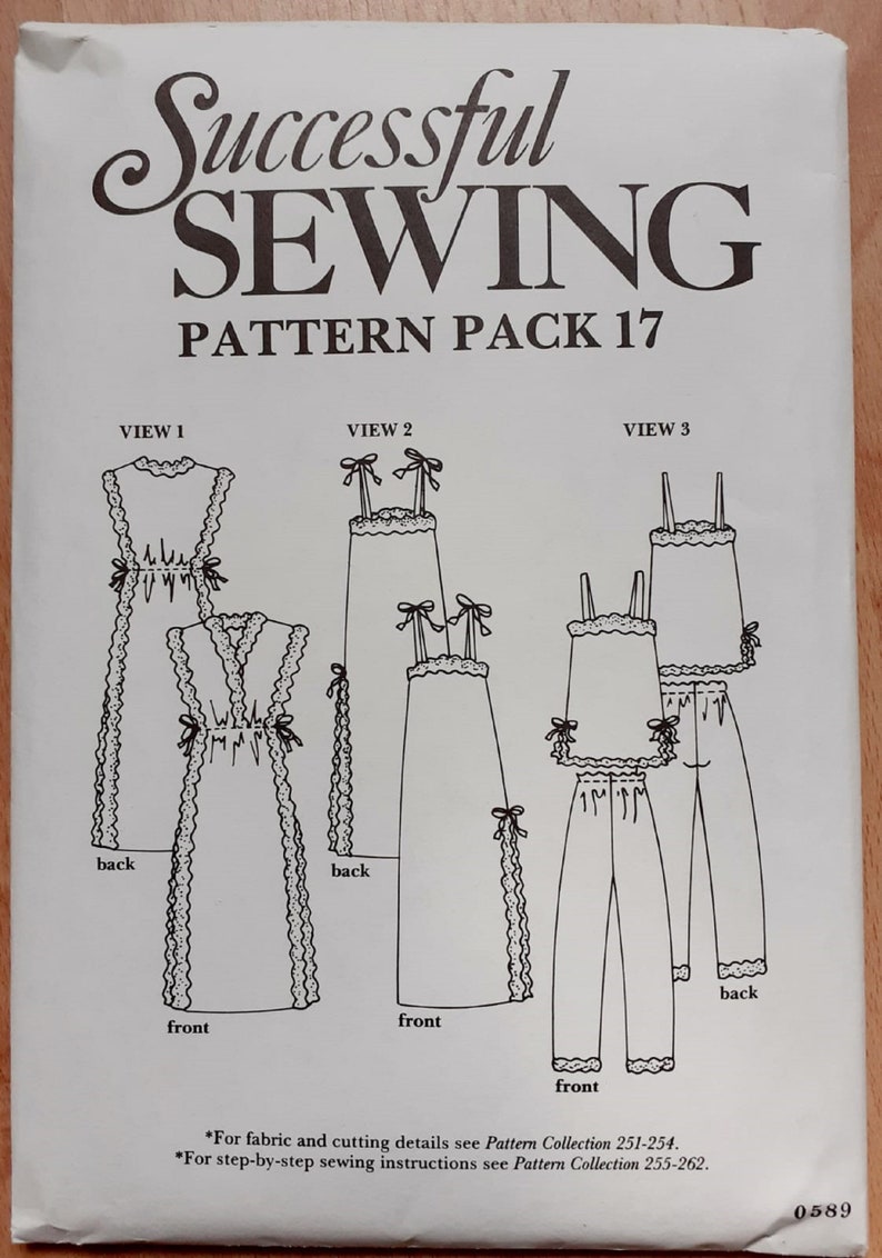 Vintage Successful Sewing Pattern 1980's Complete Factory-folded ...