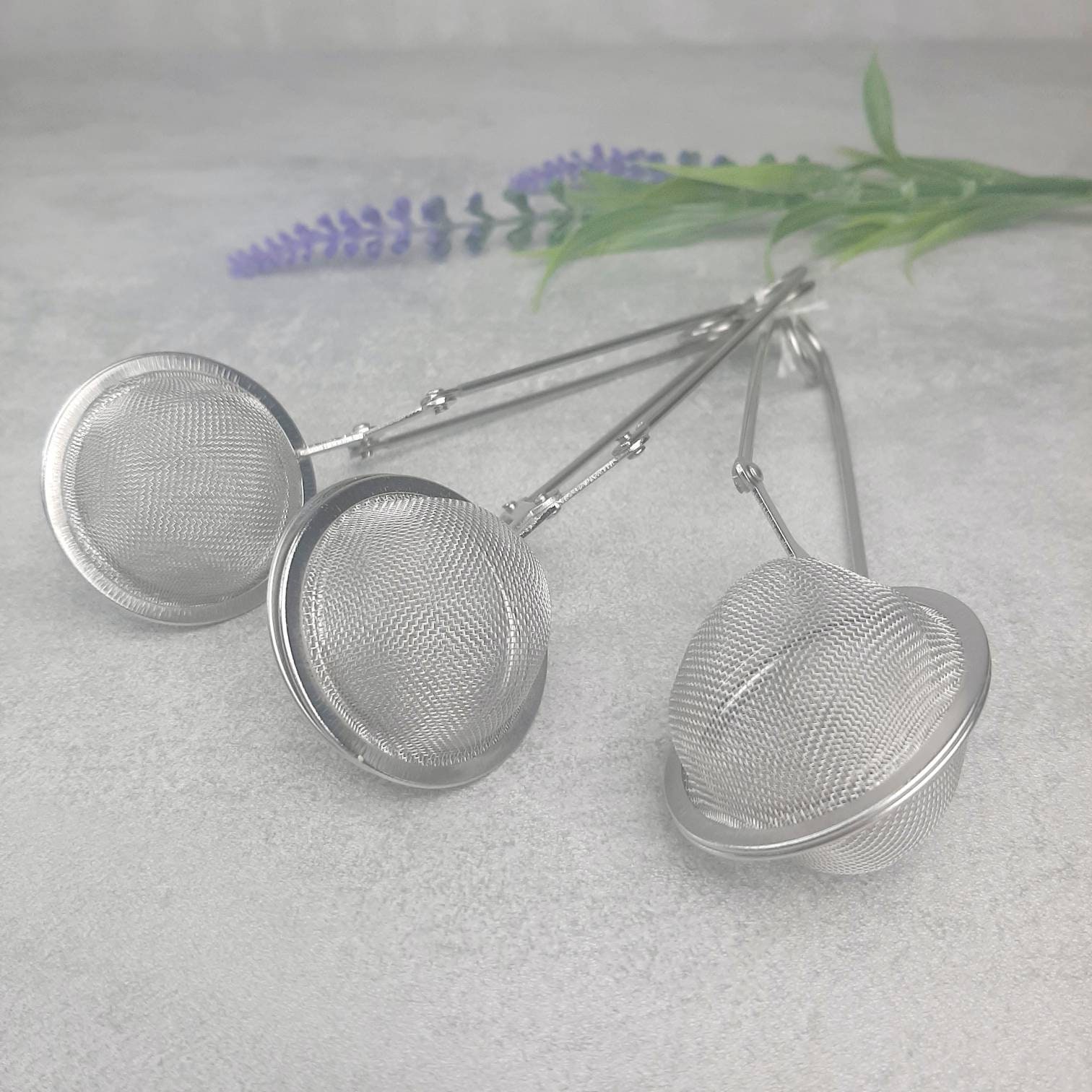 Set of 3 Tea Strainer Infuser / Ball Tong Loose Leaf Tea - Etsy