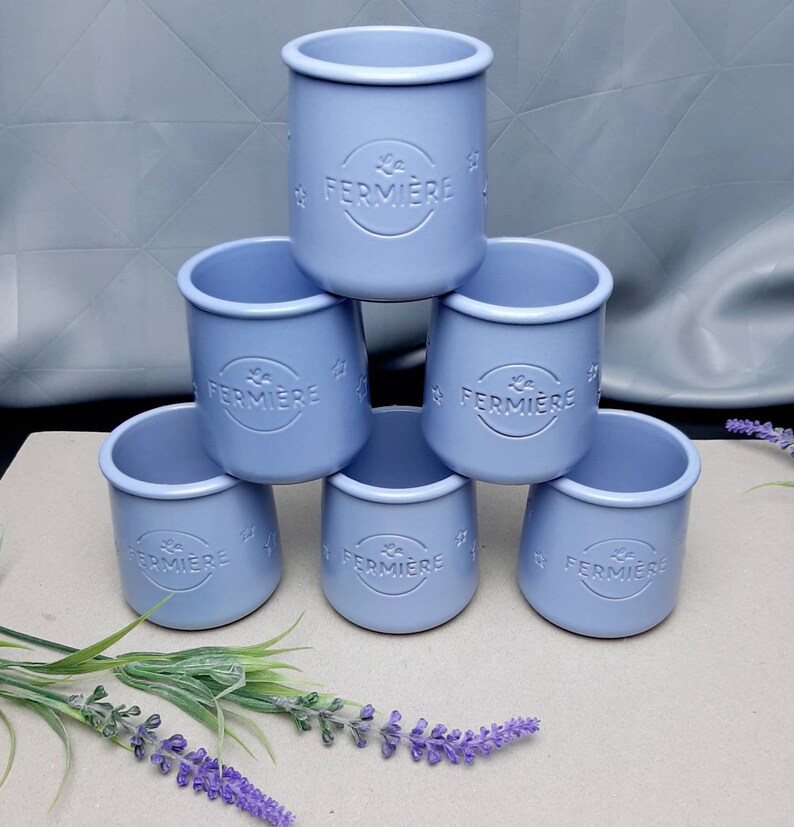 French La Fermiere Yogurt Pot Containers - Glue-free - Limited Edition ...