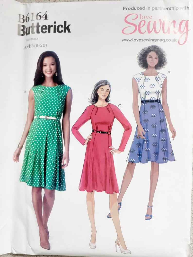 Butterick Sewin Patterns, Very Easy Dress Patterns, Misses' Dress and ...