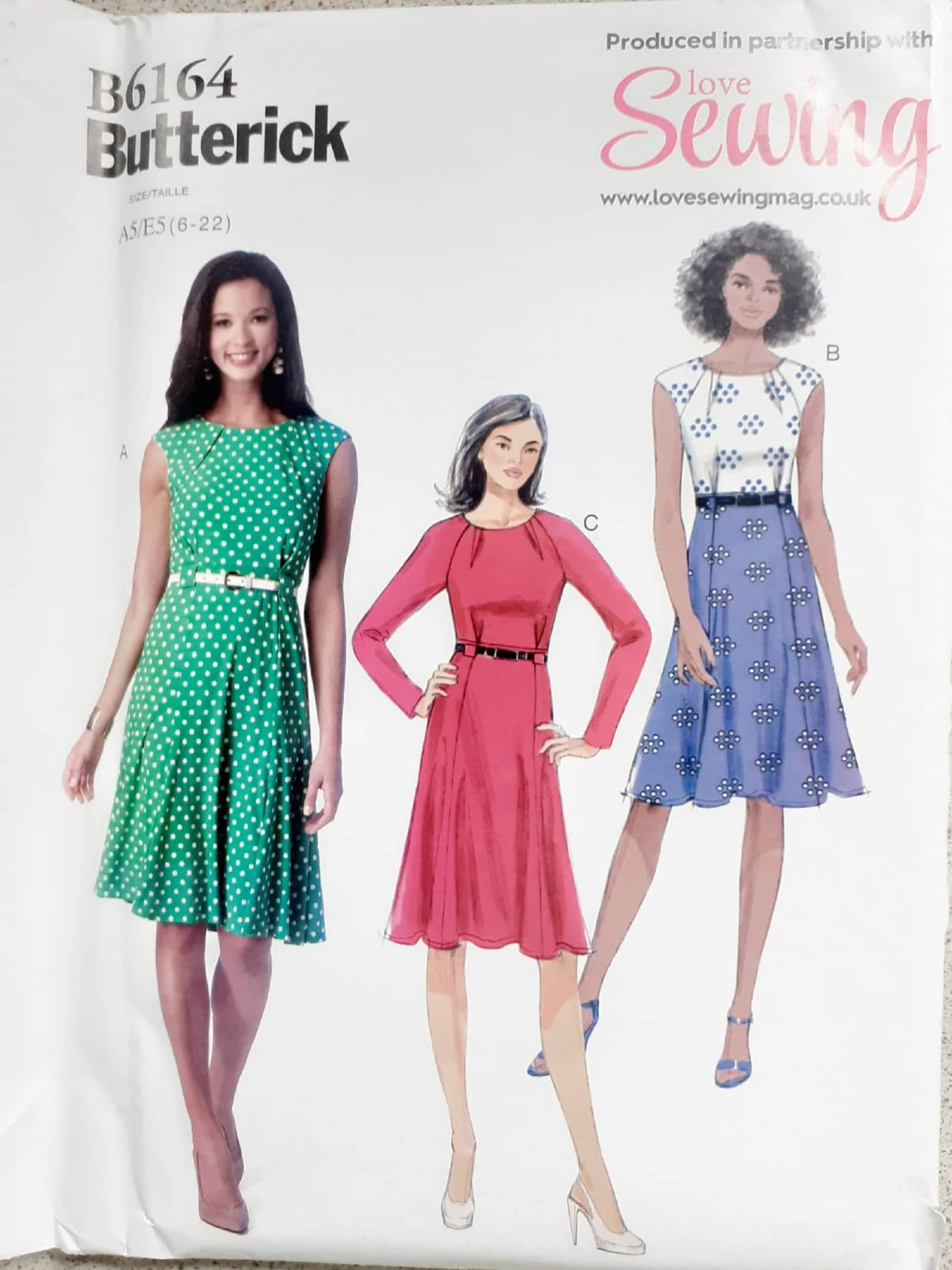 Butterick Sewin Patterns, Very Easy Dress Patterns, Misses' Dress and ...