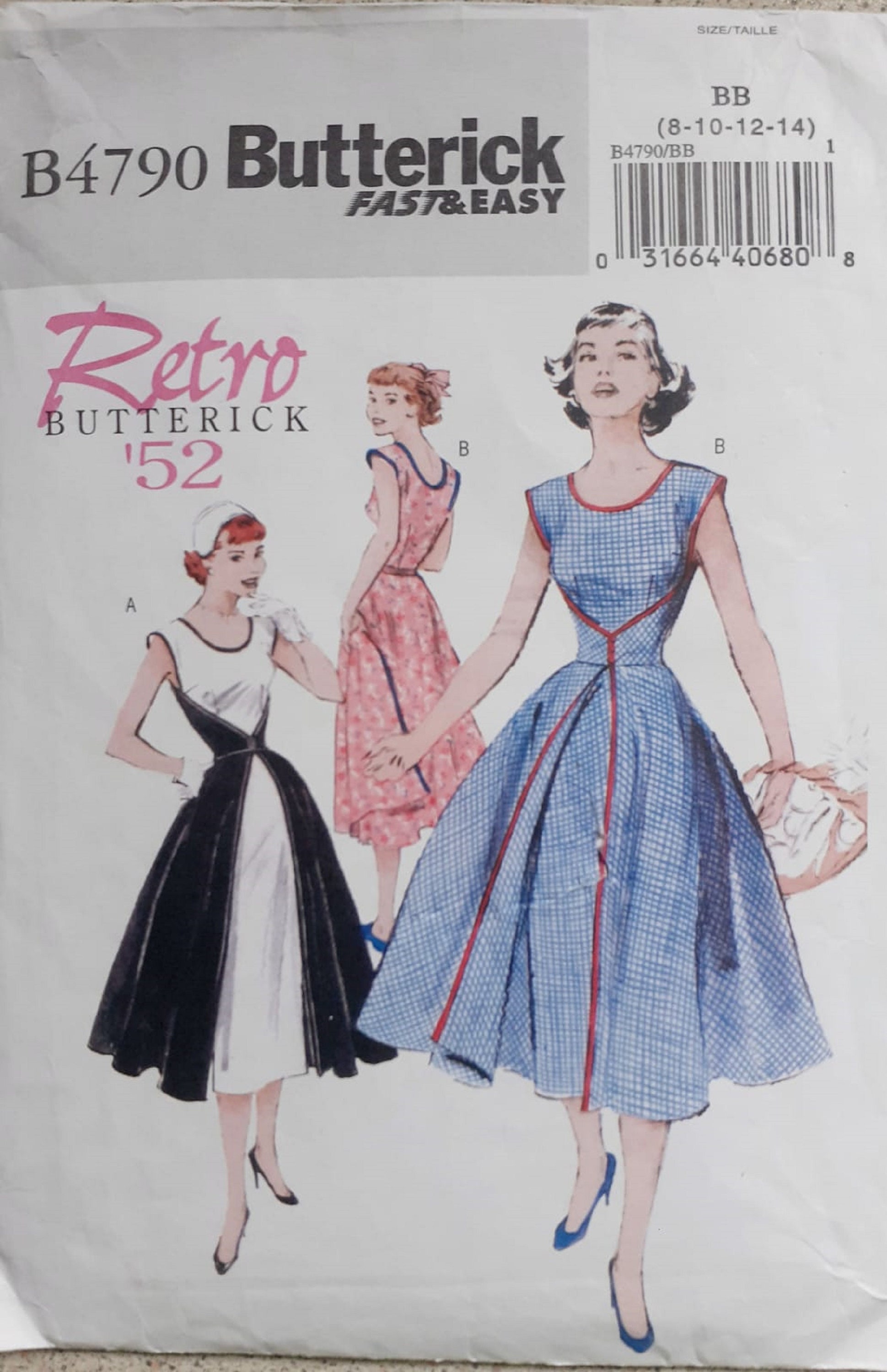 Butterick Sewin Patterns, Very Easy Dress Patterns, Misses' Dress and ...