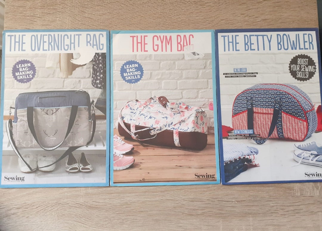 Bag Sewing Pattern, the Overnight Bag, the Gym Bag, the Betty Bowler ...