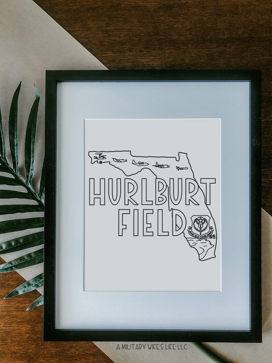 Hurlburt Field Air Base Print Framed, Unframed - Military Base ...