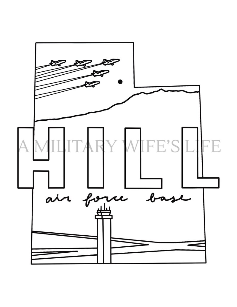 CUSTOM Military Base Print Unframed Military Base - Etsy