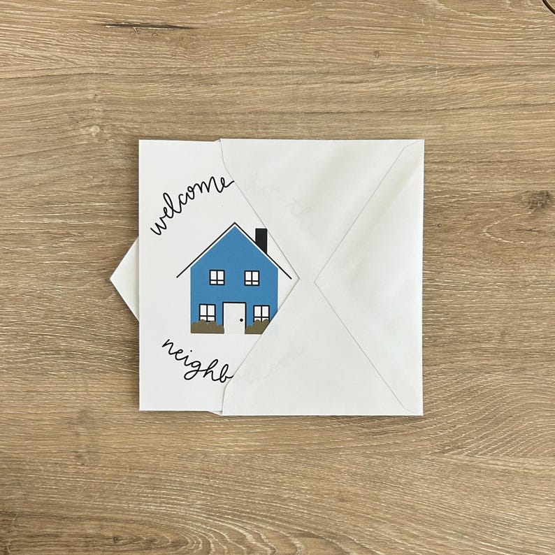 New Neighbor Greeting Cards Blank Set of 3 - Card, Welcome to the ...