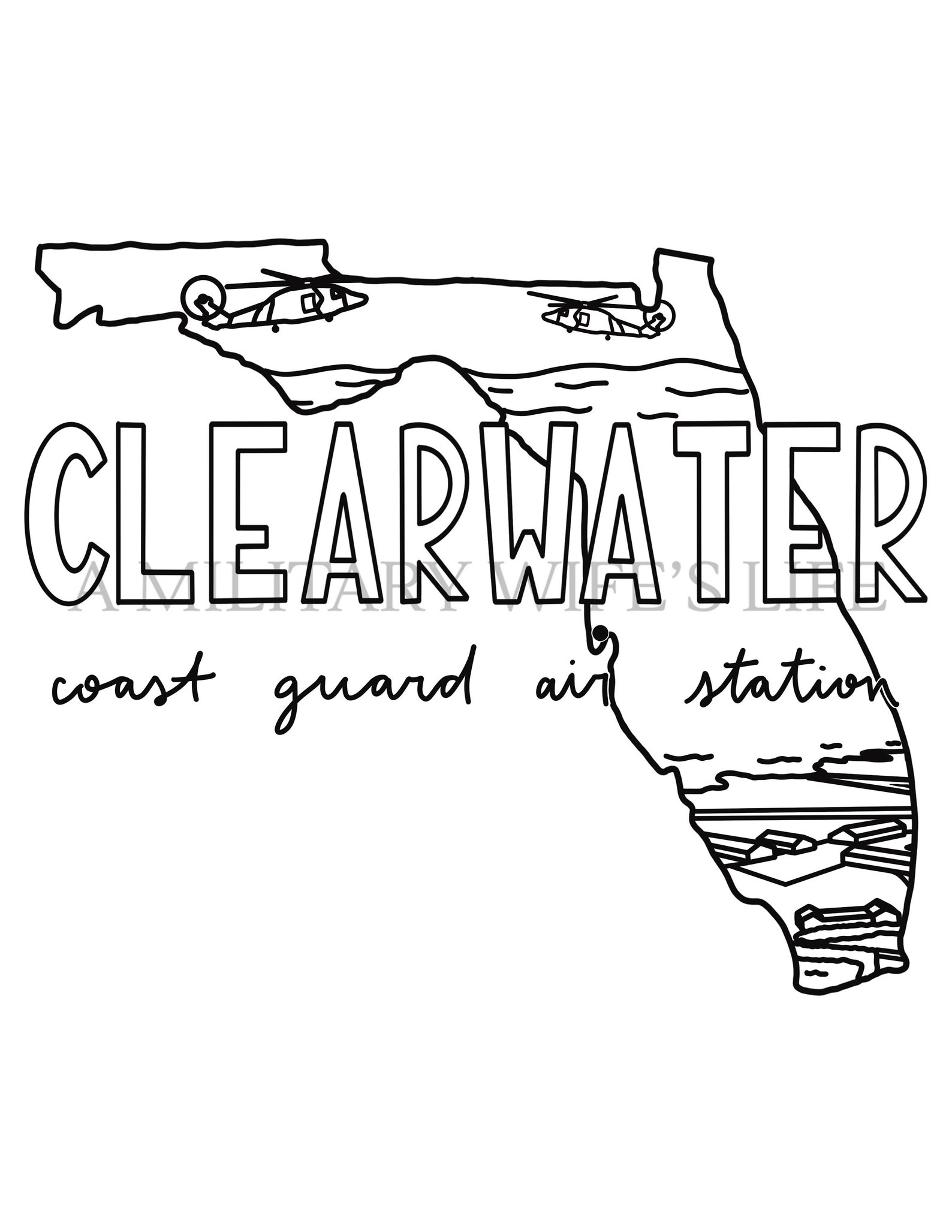 CUSTOM Military Base Print Unframed Military Base - Etsy