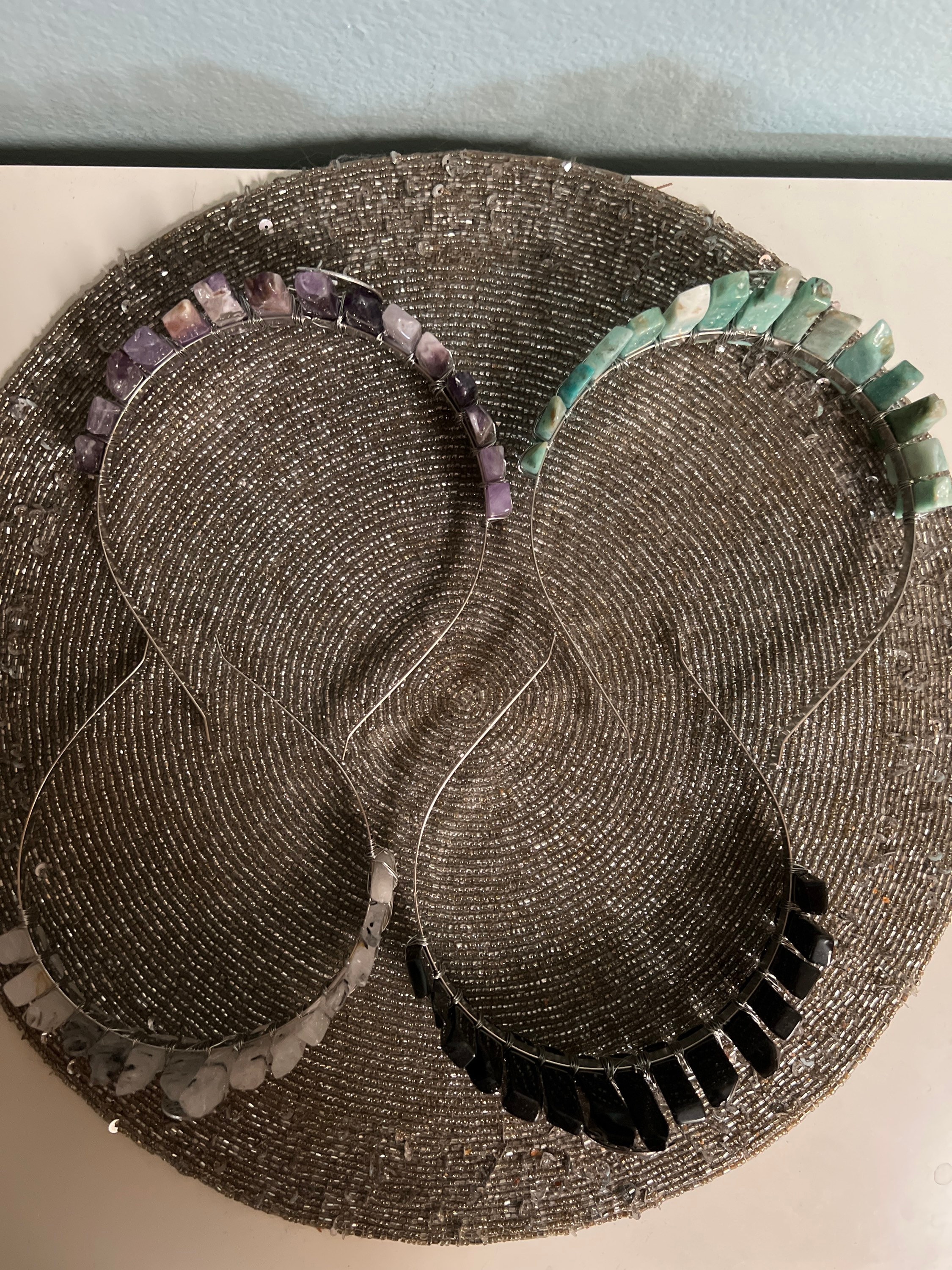 Obsidian Moon Goddess Star Pendant Crown Tiara Witch Wicca Gothic ...