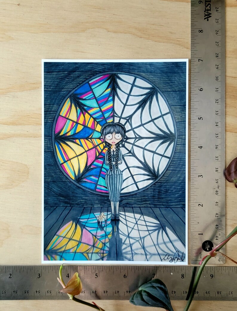 Wednesday Addams Digital Print - Etsy