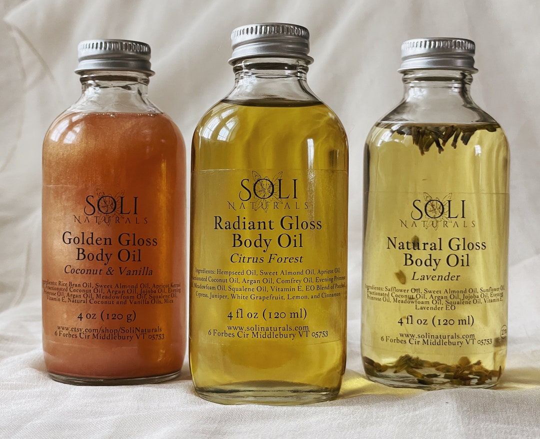 Natural Body Oils: Luxurious- Nourishing- Moisturizing- Quick Absorbing ...