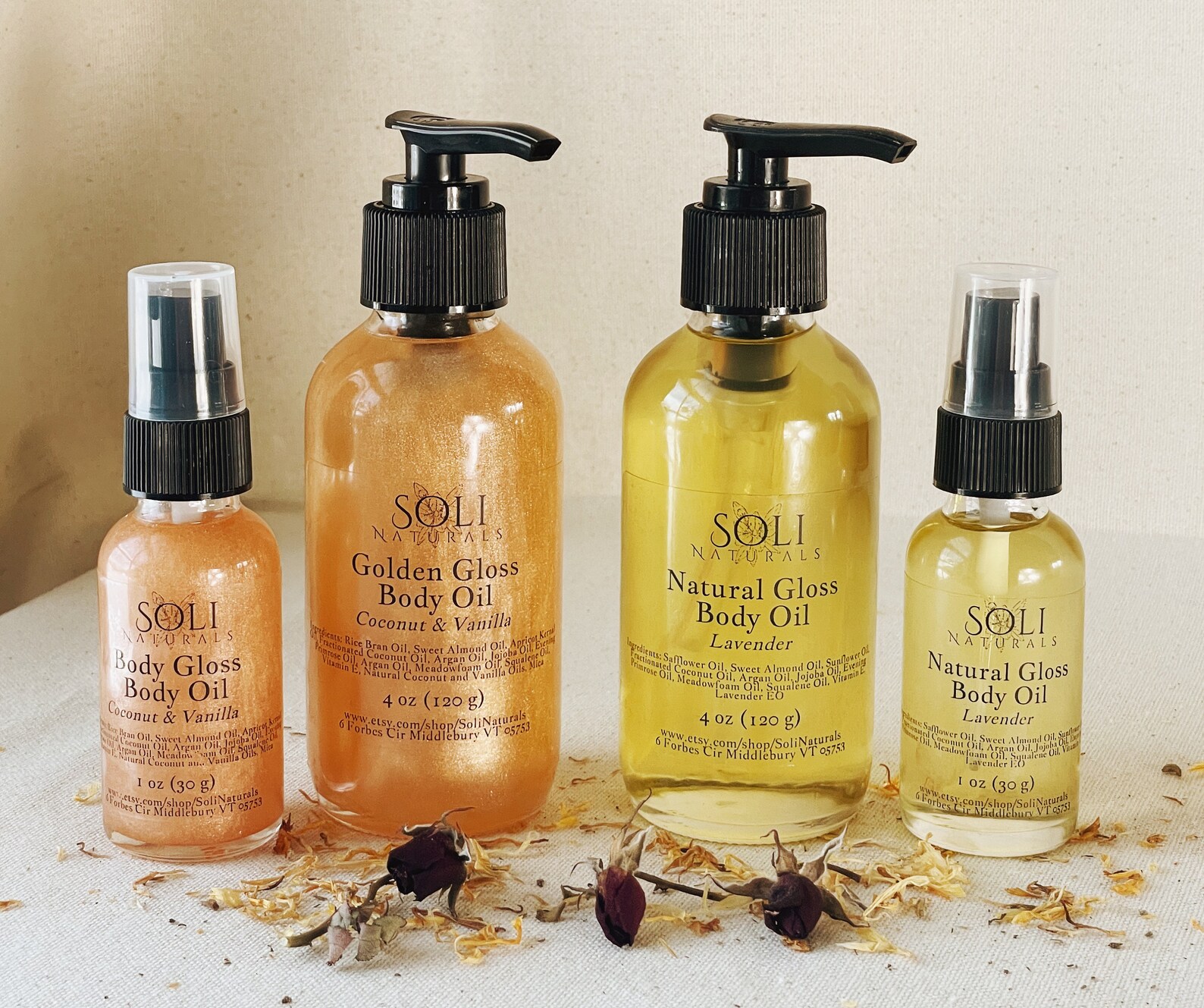 Natural Body Oils: Luxurious- Nourishing- Moisturizing- Quick Absorbing ...