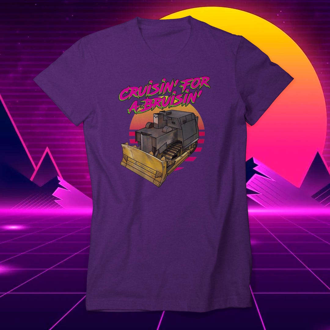 Killdozer Cruisin' Graphic Tee: Vintage Style Biker Top - Etsy