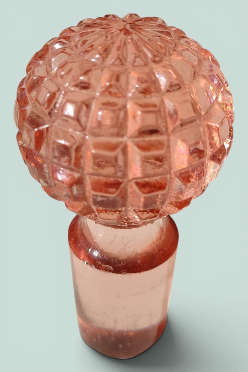 Vintage Bayel Cut Glass Perfume Bottle - Etsy