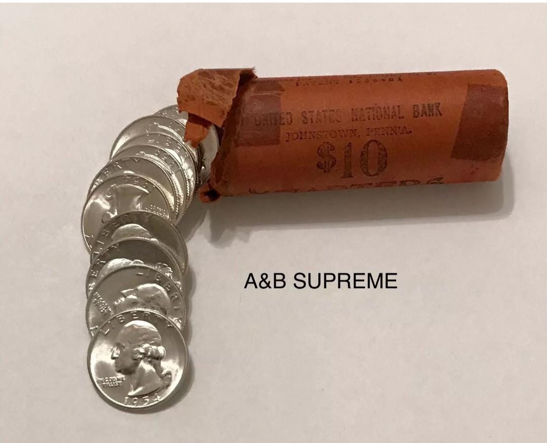 1) 1932-1964 Washington Quarter From OBW Roll Estate Hoard Choice-gem ...